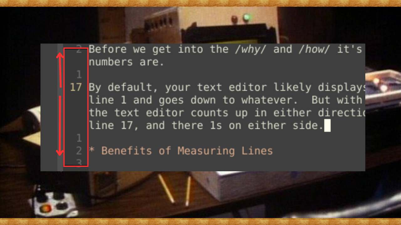 Relative Line Numbers in Emacs - Chris Maiorana
